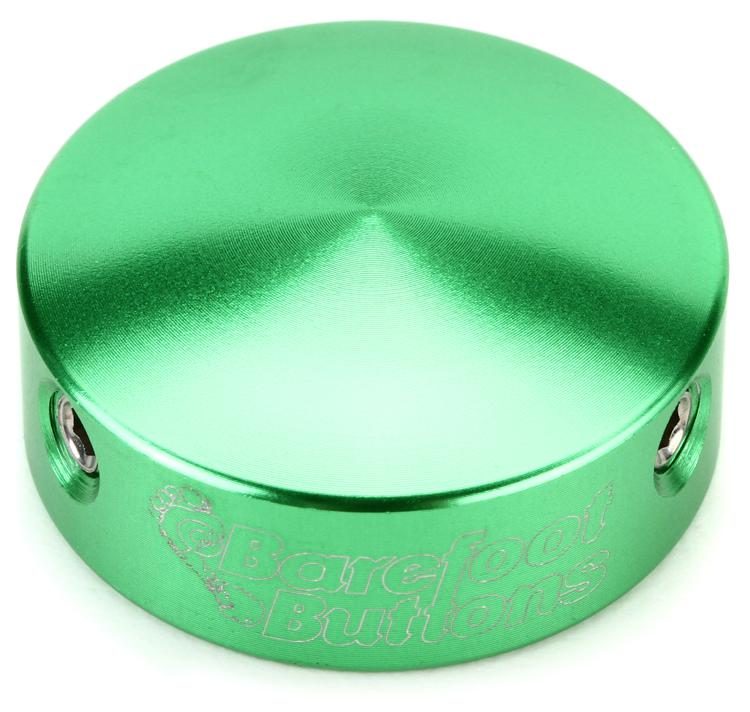 Barefoot Buttons V1 Standard Footswitch Cap - Green | Sweetwater