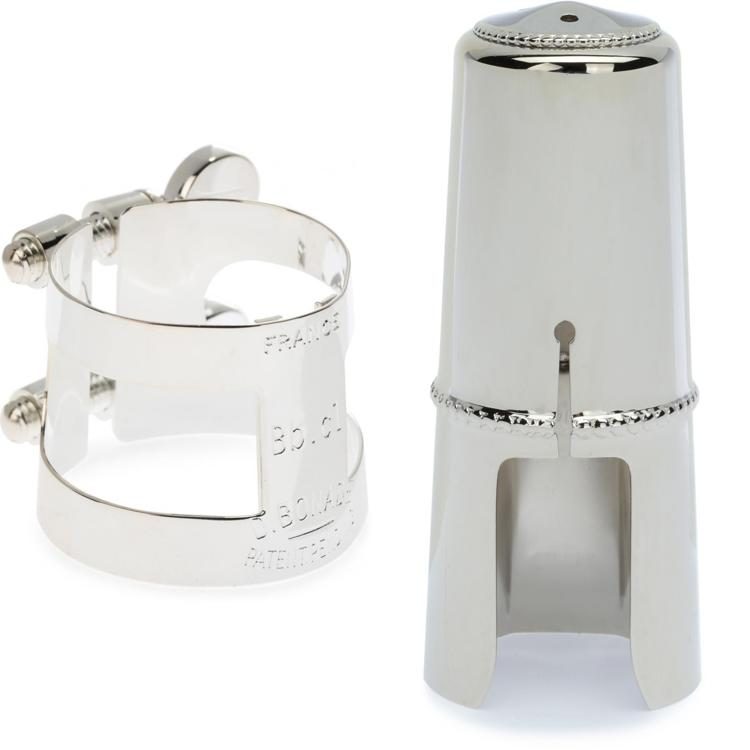 Bonade 2250US Inverted Bb Clarinet Ligature with Cap - Silver-plated ...