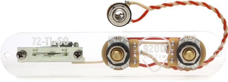 920D Custom 72-TL-SO '72 Telecaster Wiring Harness Upgrade | Sweetwater