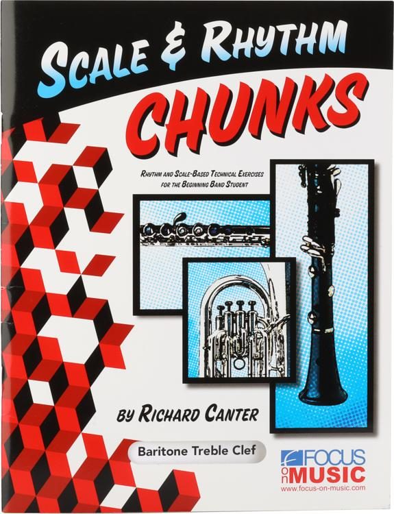 Focus on Music Scale & Rhythm Chunks Book- Baritone T.C. | Sweetwater