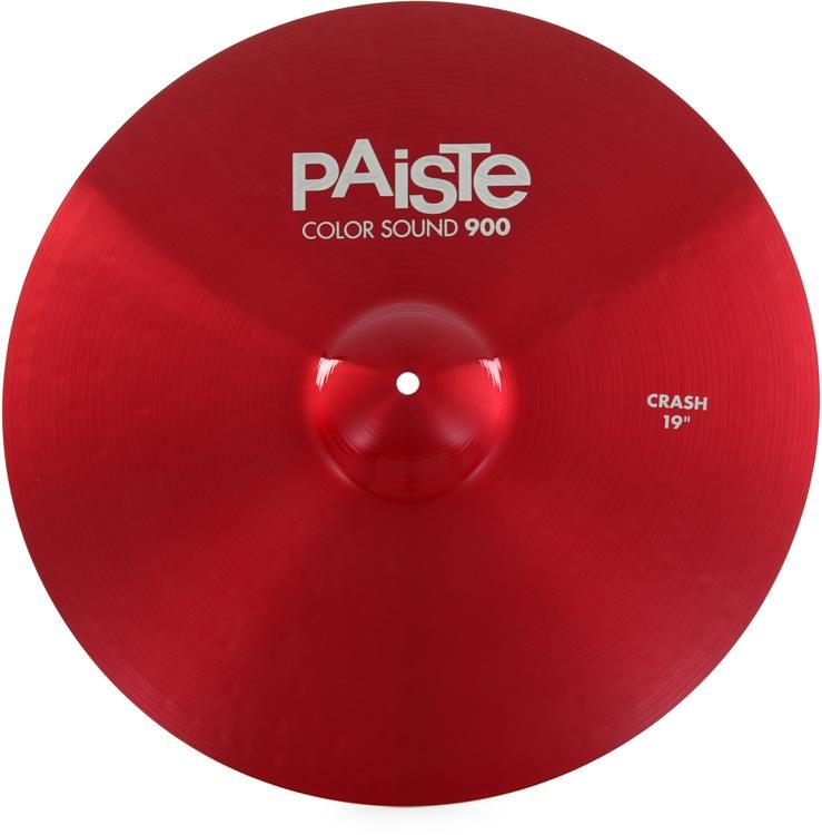 Paiste 19 inch Color Sound 900 Red Crash Cymbal | Sweetwater