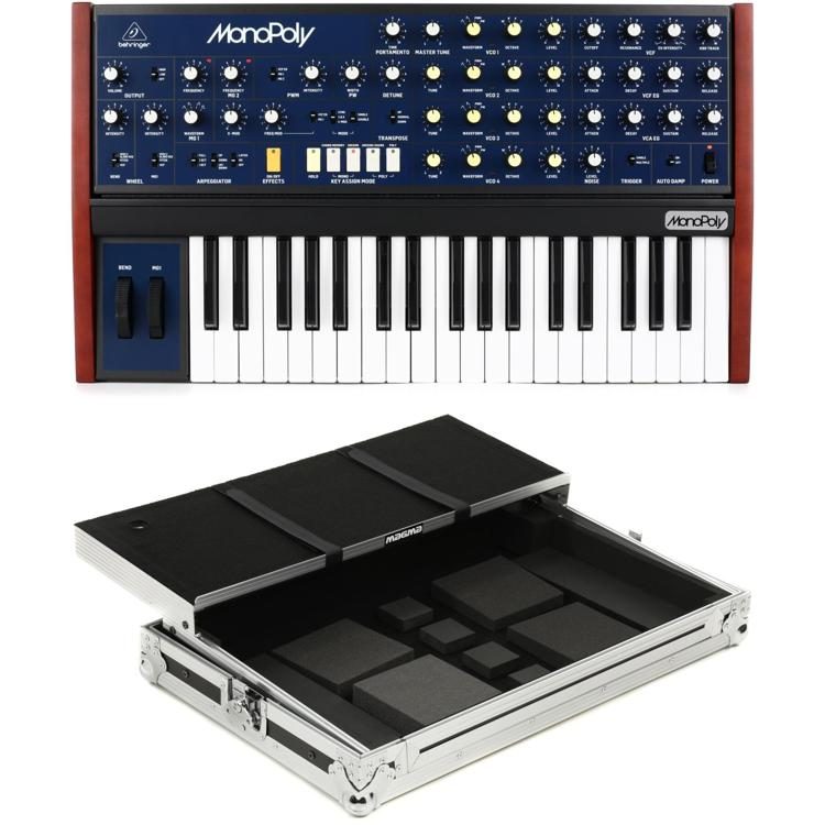 Behringer MonoPoly 4-voice Analog Synthesizer and Case | Sweetwater