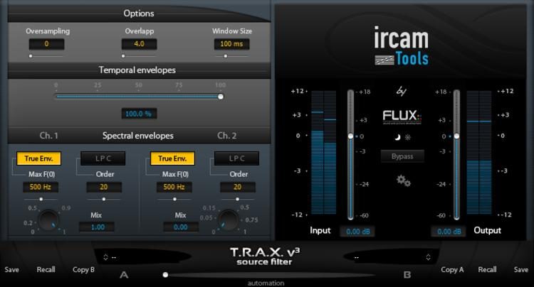 Flux Ircam Trax V3 Audio Transformation and Filtering Plug-in | Sweetwater