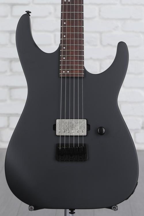 ESP LTD M-201 HT Electric Guitar - Black Satin | Sweetwater