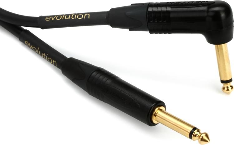 Pro Co EVLGCLN-10 Evolution Straight to Right Angle Instrument Cable ...