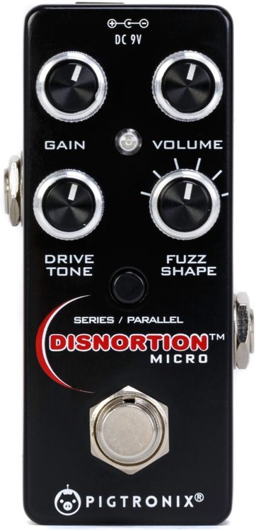 Pigtronix Disnortion Micro Analog Fuzz & Overdrive Pedal | Sweetwater