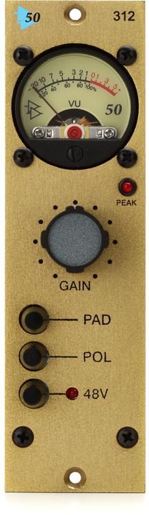 API 312 - 50th Anniversary Edition 500 Series Microphone Preamp ...