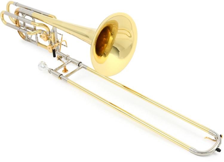 XO 1242L Professional Bass Trombone - Clear Lacquer | Sweetwater
