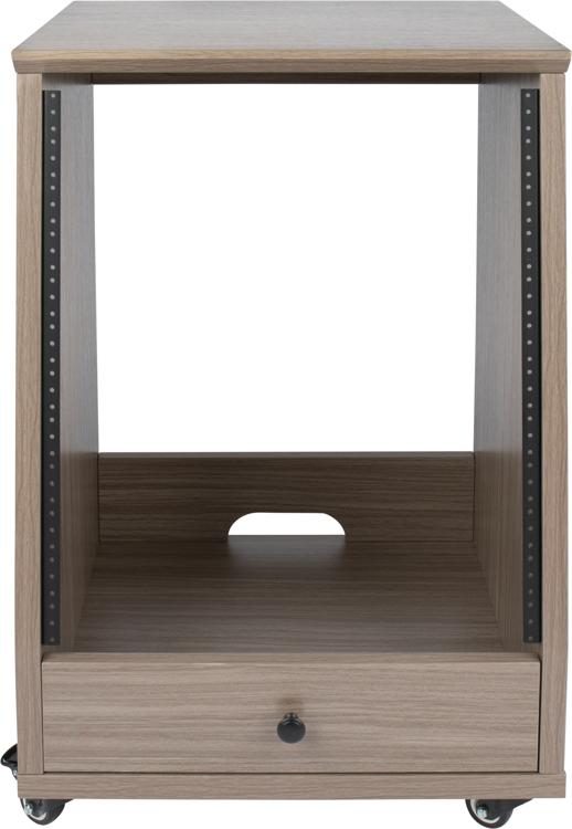 Gator Frameworks Elite Series Angled 12U Studio Rack - Driftwood Grey ...