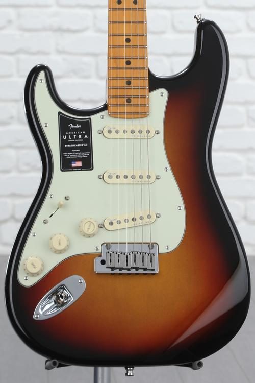 Fender American Ultra Stratocaster Left-handed - Ultraburst with Maple ...