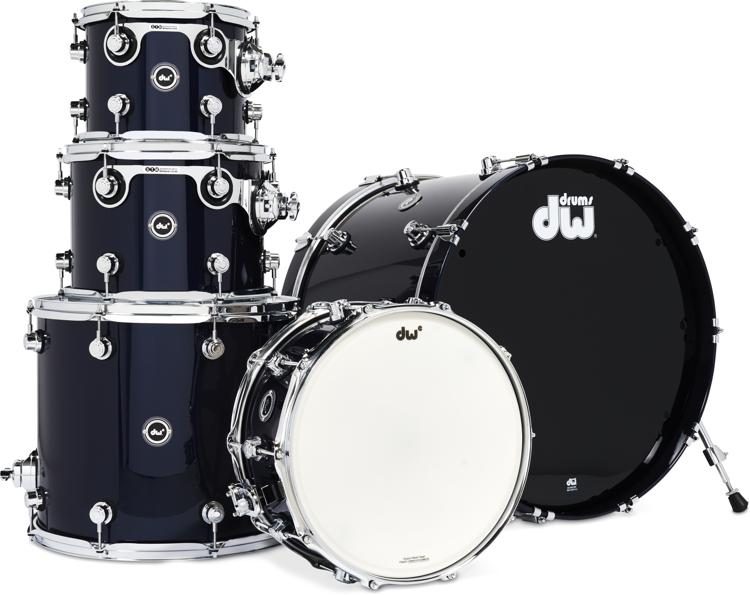 DW DWe 5-piece Shell Pack - Midnight Blue Metallic | Sweetwater
