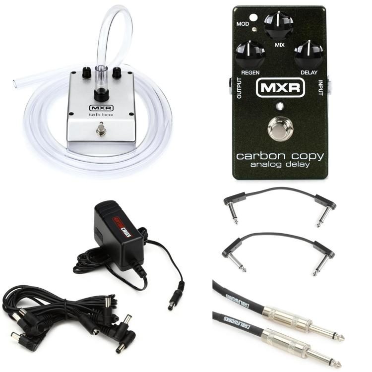 MXR M169 Carbon Copy Analog Delay and M222 Talk Box Pedal Pack with ...