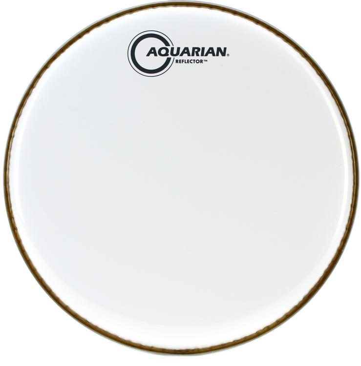 Aquarian Reflector Ice White Drumhead - 10 inch | Sweetwater