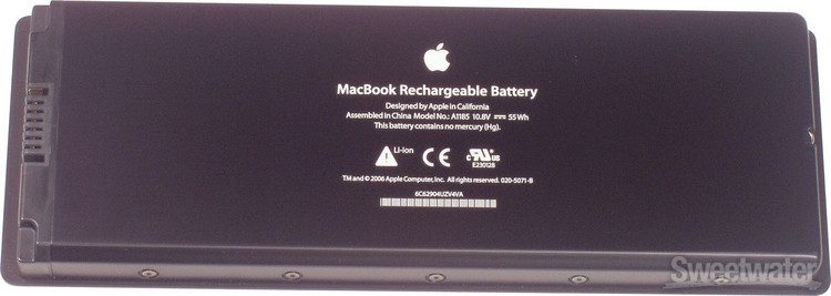 Apple MacBook 13" Battery - Black | Sweetwater