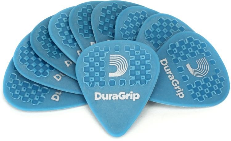 D'Addario 7DBU5-10 Duragrip Guitar Picks - Blue Medium/Heavy | Sweetwater
