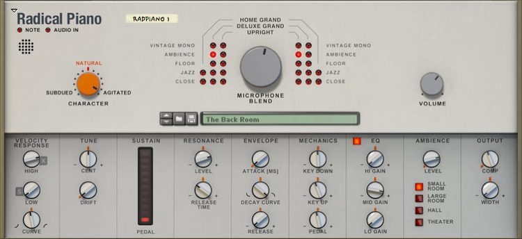 Reason Studios Radical Piano Rack Extension for Reason | Sweetwater