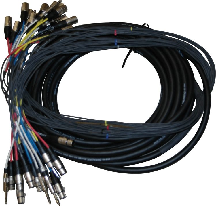 Pro Co RM1604FFQ-50 RoadMaster 16x4 Stage Snake with 1/4 inch Returns ...