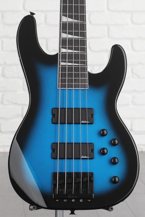 Jackson Concert Bass JS3V - Metallic Blue Burst | Sweetwater