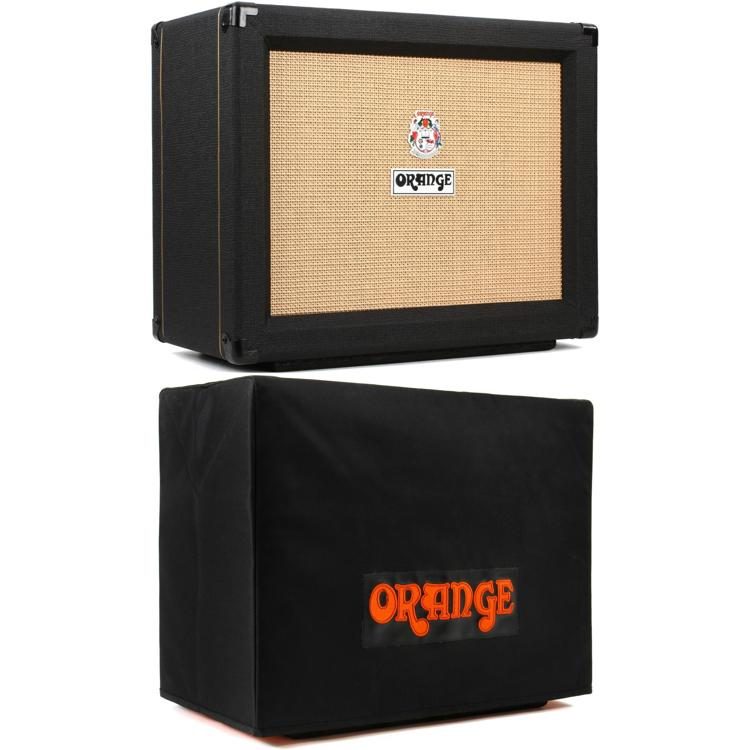 Orange PPC112 - 60-watt 1x12 inch Cabinet with Cover - Black | Sweetwater