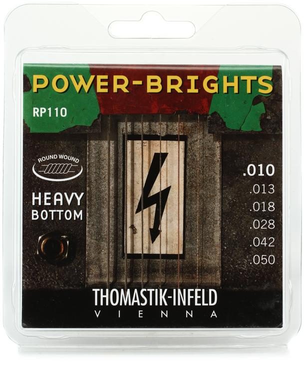 Thomastik-Infeld RP110 Power-Brights Heavy Bottom Electric Guitar ...
