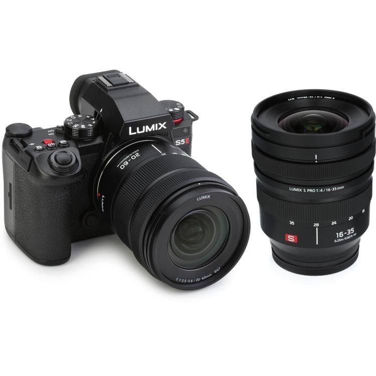 Panasonic Lumix S5M2 Full Frame Mirrorless Camera with 20-60mm Lens and ...