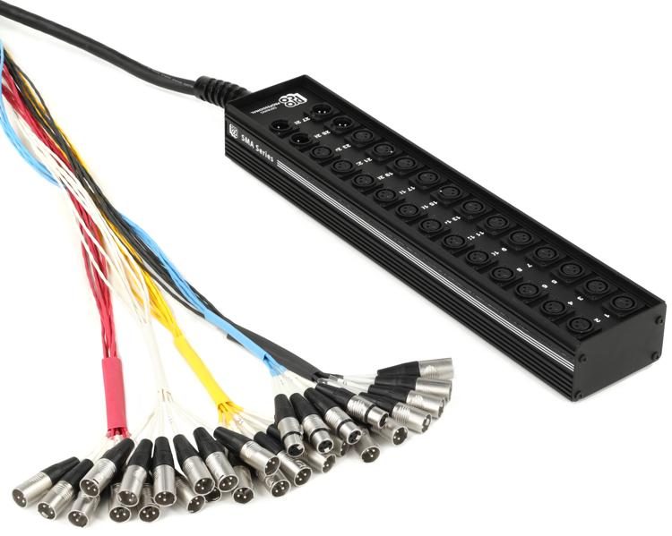 Pro Co SMA Series 24x4 Stage Snake with XLR Returns - 50' | Sweetwater