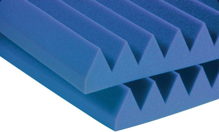 Auralex 3 inch Studiofoam Wedges 2x4 foot Acoustic Panel 8-pack - Blue ...