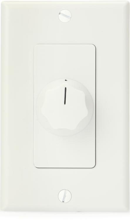 AtlasIED AT10D 10-watt Single Gang Decora Volume Control - Ivory/White ...