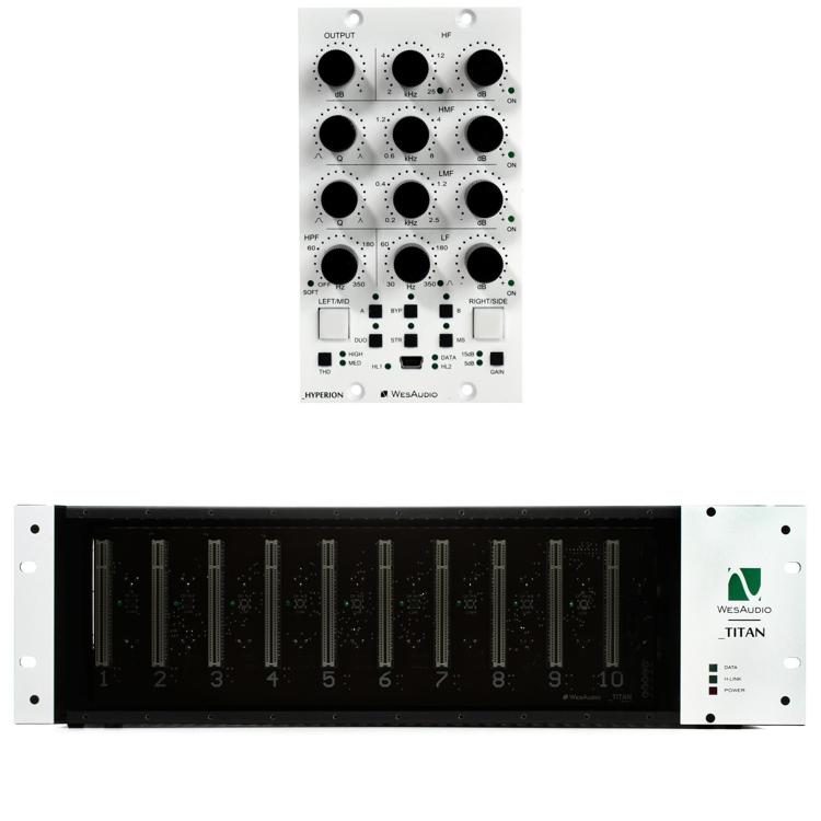 WesAudio Hyperion NG500 Stereo Analog EQ and Titan Chassis Bundle | Sweetwater