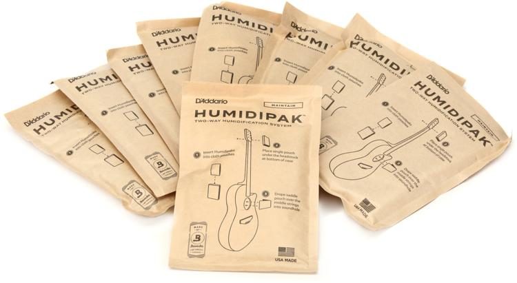 D'Addario Humidipak Standard Replacement 9-pack | Sweetwater