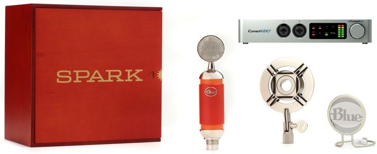Blue Microphones Spark with iConnectAUDIO2+ Interface | Sweetwater