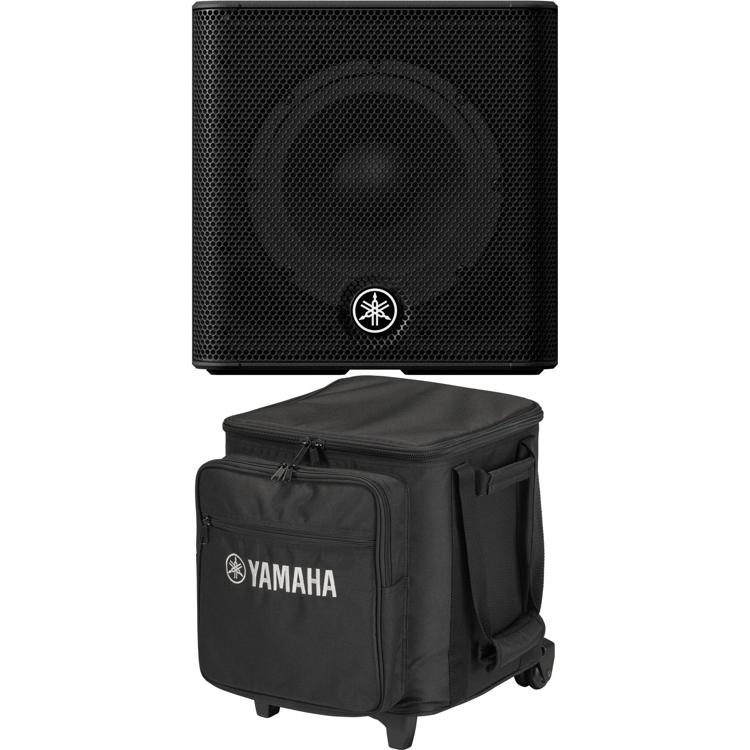Yamaha STAGEPAS 200 Portable PA System and Soft Rolling Case | Sweetwater