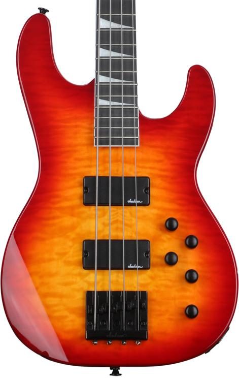 Jackson Concert Bass JS3Q - Cherry Burst | Sweetwater