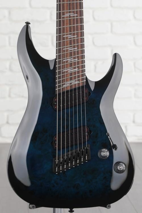 Schecter Omen Elite-8 Multiscale 8-string Electric Guitar - See Through ...