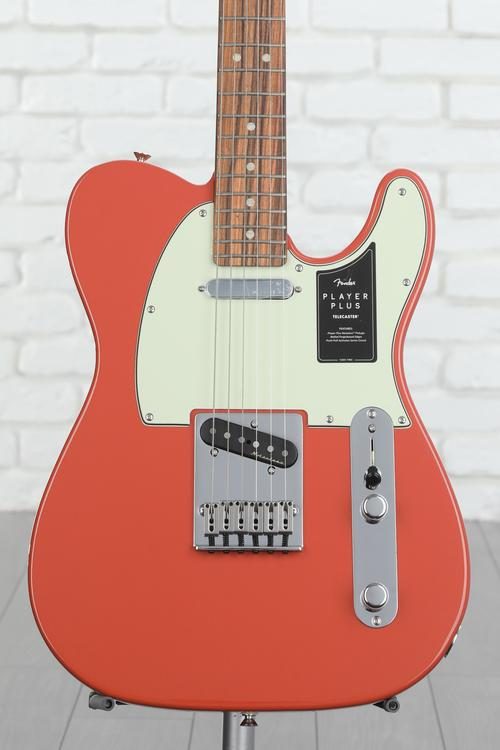 Fender Player Plus Telecaster Solidbody Electric Guitar - Fiesta Red ...