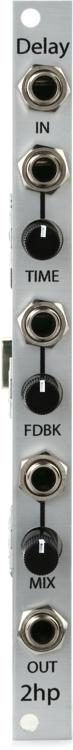 2HP Delay Eurorack Delay Module - Silver | Sweetwater