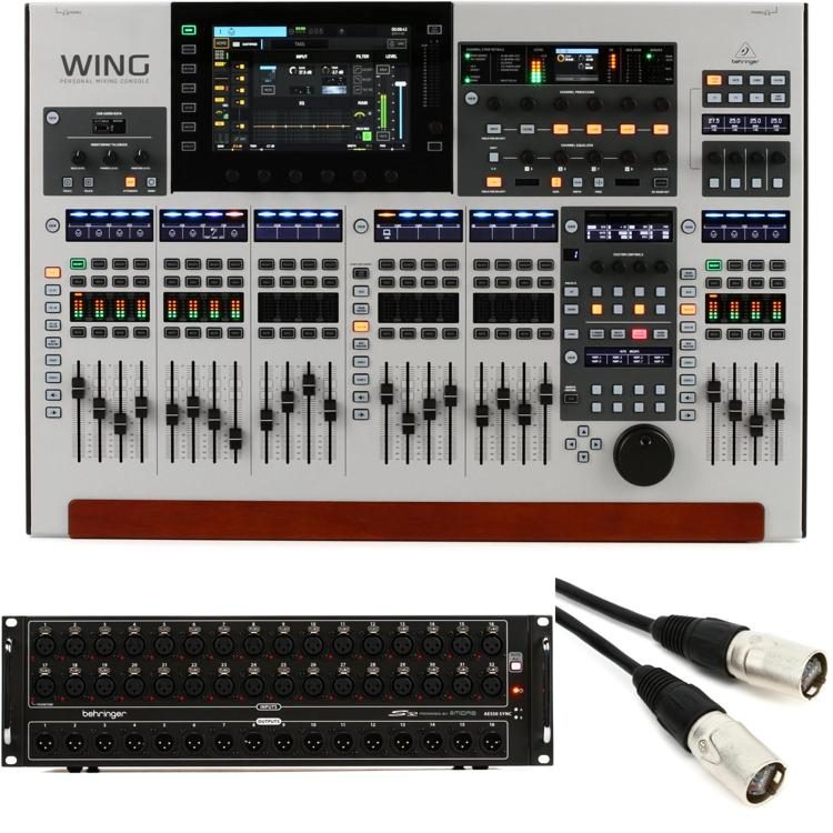 Behringer WING 48-channel Digital Mixer and S32 32-input / 16-output ...