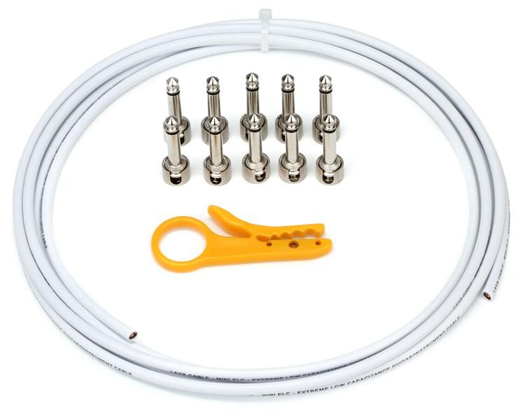 Lava Cable Mini ELC Pedalboard Cable Kit - 10 foot - White | Sweetwater