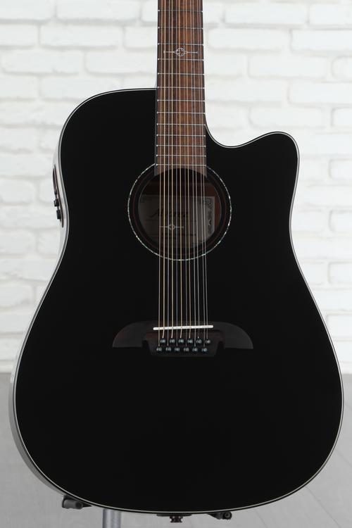 Alvarez AD60ce 12-string Acoustic-electric Guitar - Black | Sweetwater