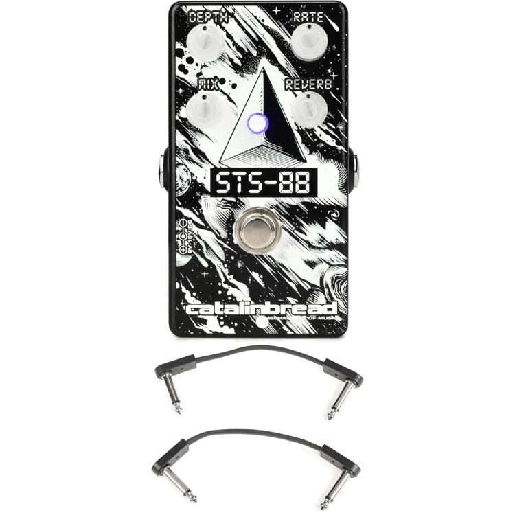 Catalinbread STS-88 Flange Reverb Pedal with 3 Patch Cables | Sweetwater