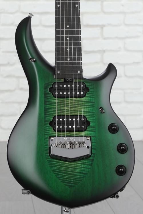 Ernie Ball Music Man John Petrucci Majesty 7 Electric Guitar - Gravity Green | Sweetwater