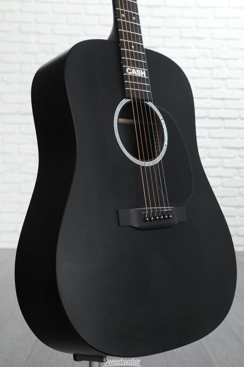 Martin DX Johnny Cash - Jett Black | Sweetwater