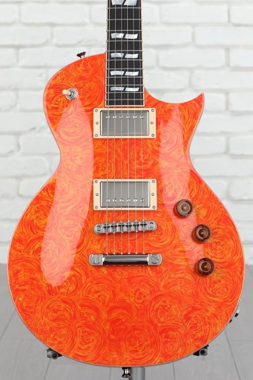 ESP USA Eclipse Electric Guitar - Radioactive Orange Marmalade | Sweetwater