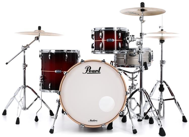 Pearl Masters Maple Complete MCT923XSP/C 3-piece Shell Pack - Red Burst ...