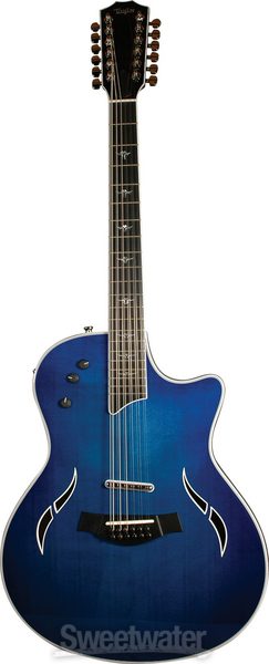 Taylor T5 Custom 12-String - Blue Edge Burst | Sweetwater