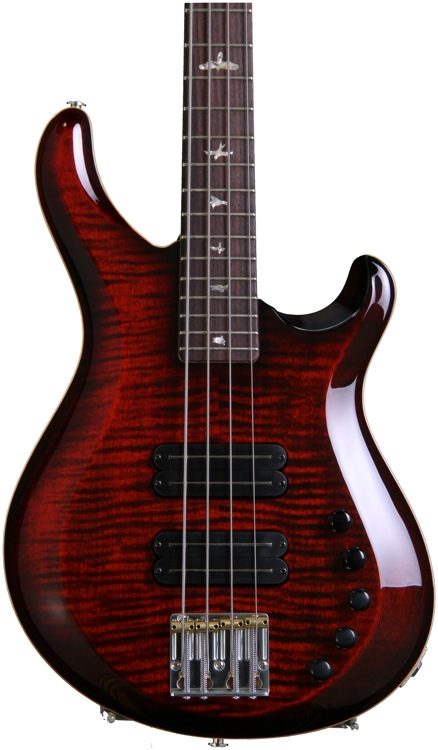 PRS Grainger 4-String Bass - Fire Red Burst w/Rosewood Fretboard ...
