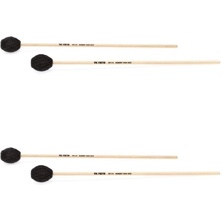Vic Firth Robert van Sice Keyboard Mallets - Medium (2 Pack) | Sweetwater
