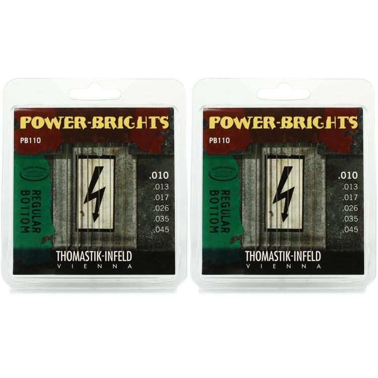 Thomastik-Infeld PB110 Power-Brights Electric Guitar Strings - .010 ...