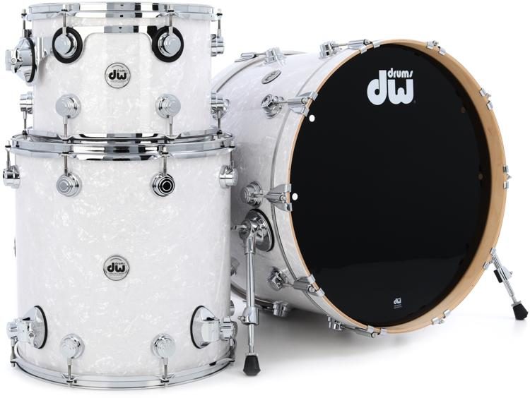 DW Collector's Series 3-piece Shell Pack - White Marine FinishPly ...