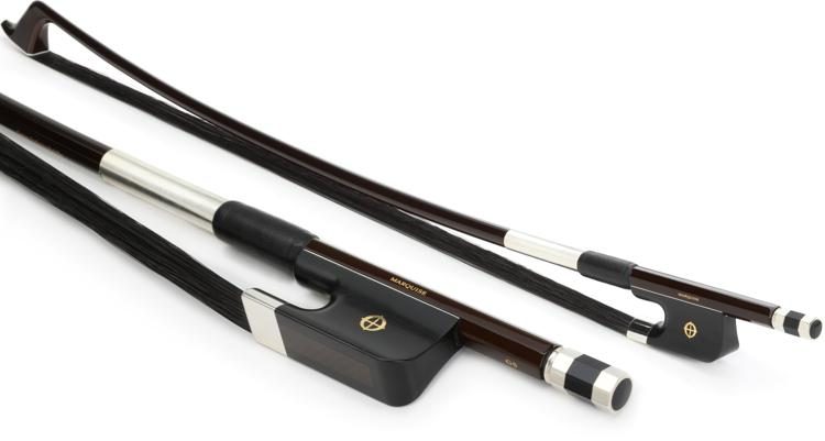 CodaBow Marquise GS Professional French Double Bass Bow - Black Hair, 3 ...